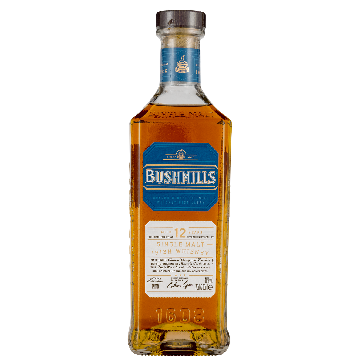 Bushmills 12 Year Old Single Malt Irish Whiskey 70cl – House of Spirits