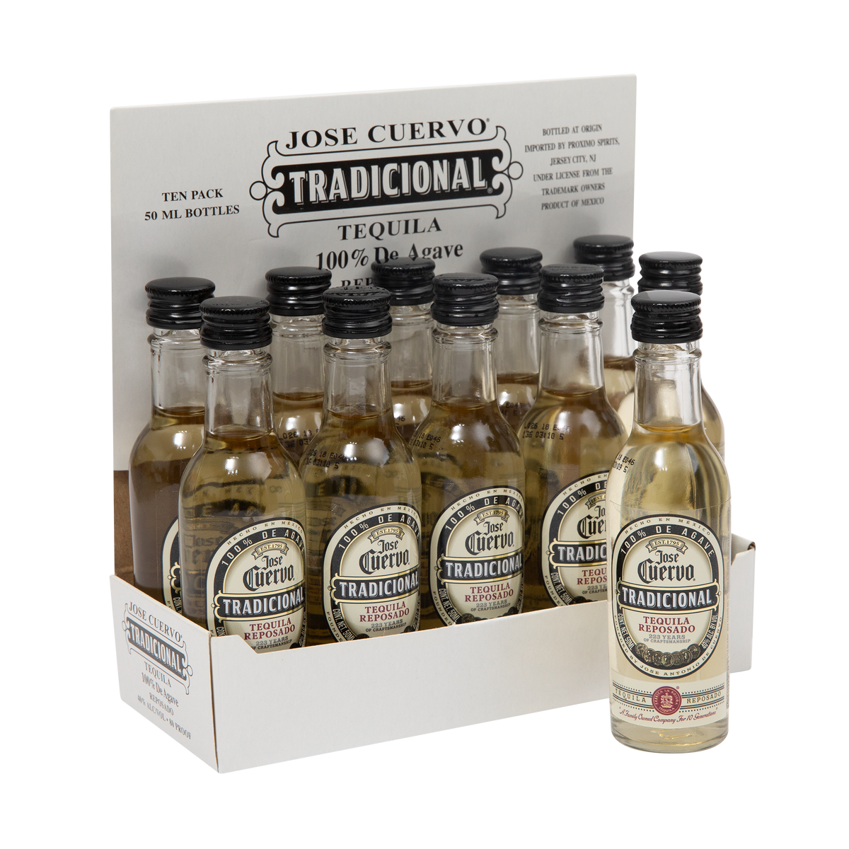 Jose Cuervo Tradicional Reposado Tequila 10 x 5cl – House of Spirits