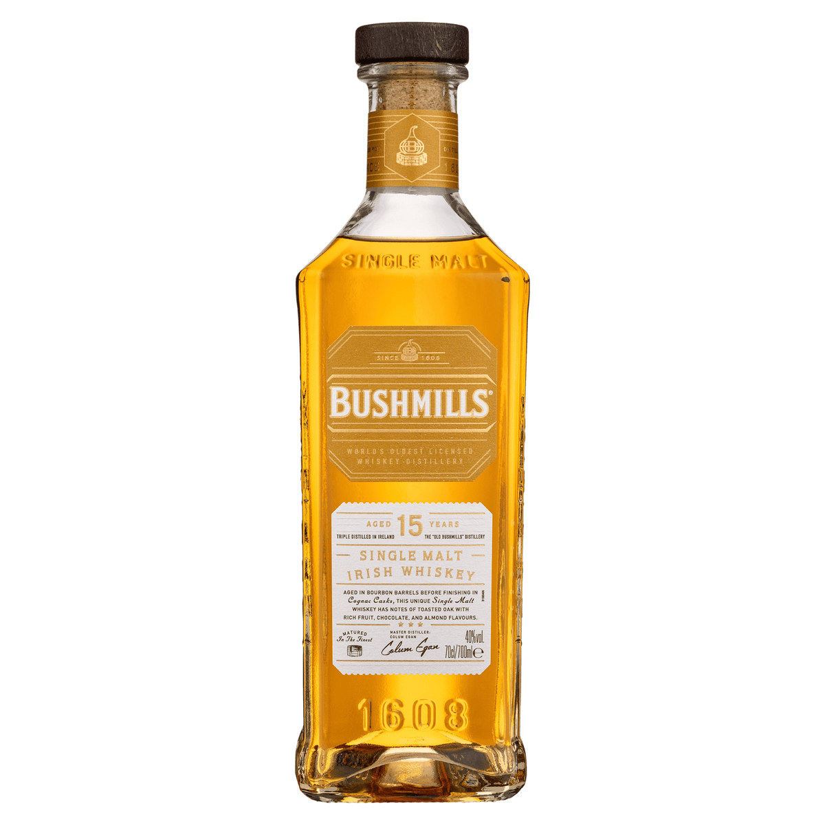 Bushmills 15 Year Old Single Malt Irish Whiskey 70cl – House of Spirits