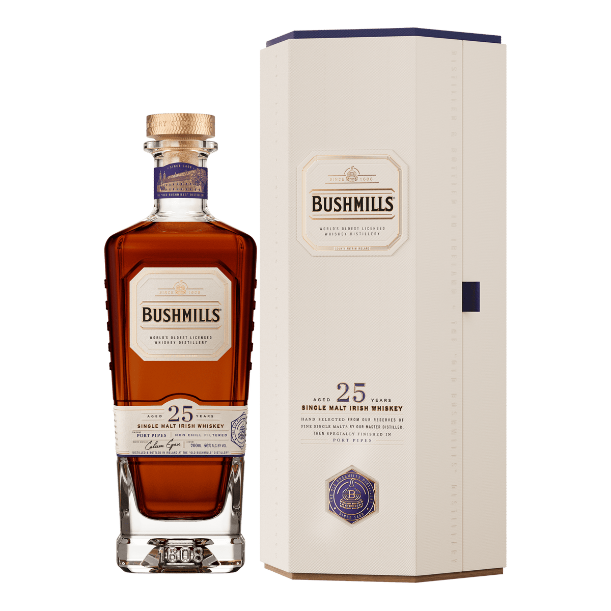 Bushmills 25 Year Old Single Malt Irish Whiskey 70cl – House of Spirits